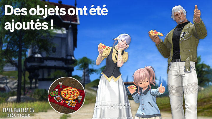 Station Mog: Emote "Manger une pizza !" - Le Convent des Fous