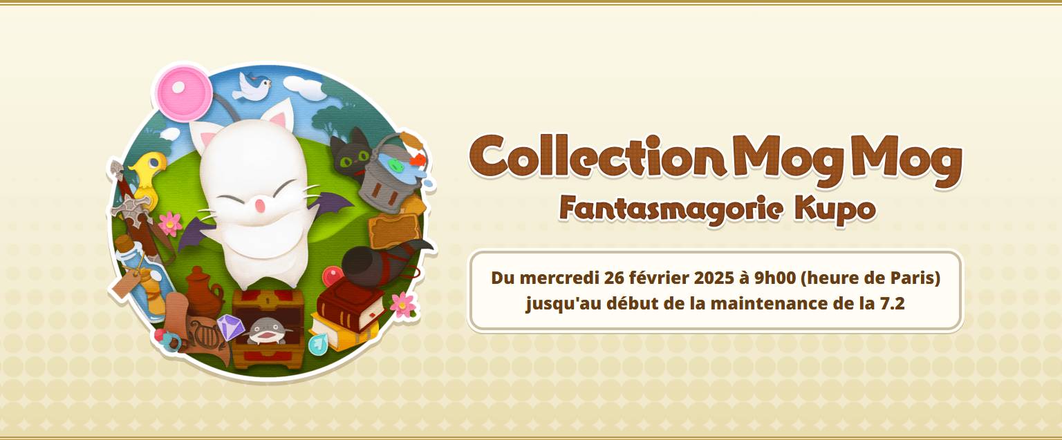 FF14 - Collection Mog Mog Fantasmagorie Kupo - 2025 - Le Convent des Fous